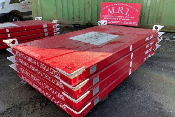 New crane mats have just arrived - MRI