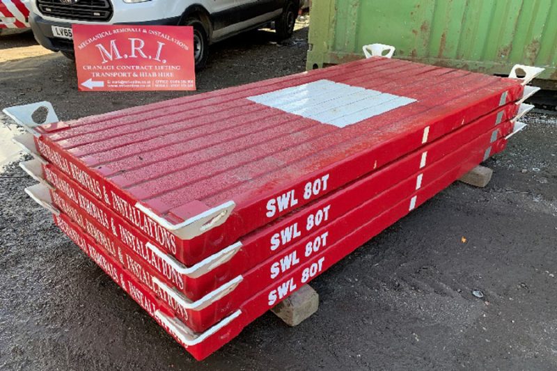 New crane mats have just arrived - MRI