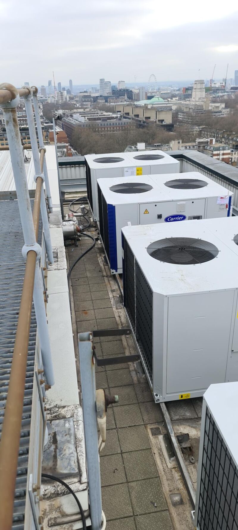 Replacing Chillers at roof level - MRI